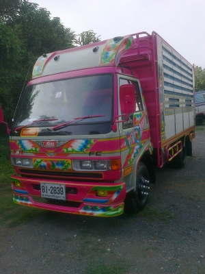 Hino Fb 120 แรง ชมพูอีกคันสวยบาดใจๆ เหมือนก - Truck2Hand.com