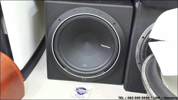 Rockford Woofer PUNCH P1 + Power Amp Punch - Truck2Hand.com