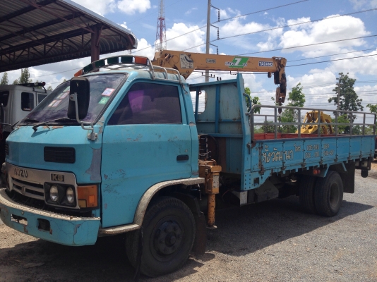ตลาดซื้อขาย รถบรรทุก กระบะเหล็กติดเครน ISUZU (อีซูซุ) สุพรรณบุรี มือสอง ...